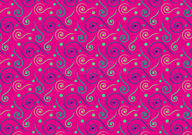 Swirl Pattern Background Wallpaper for Design Layout Stock Illustration ...