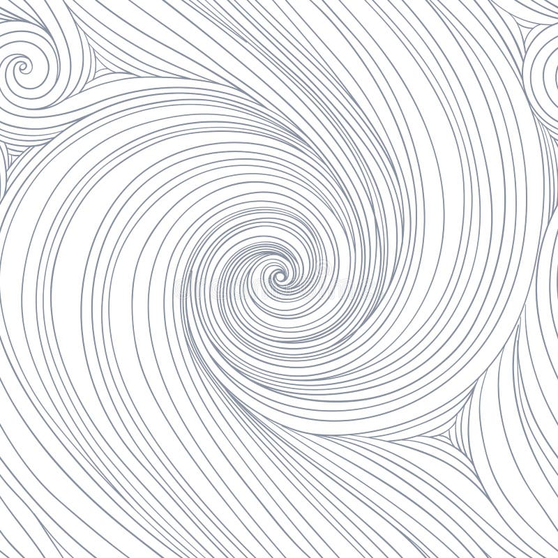 Swirl seamless pattern stock vector. Illustration of river - 55359132