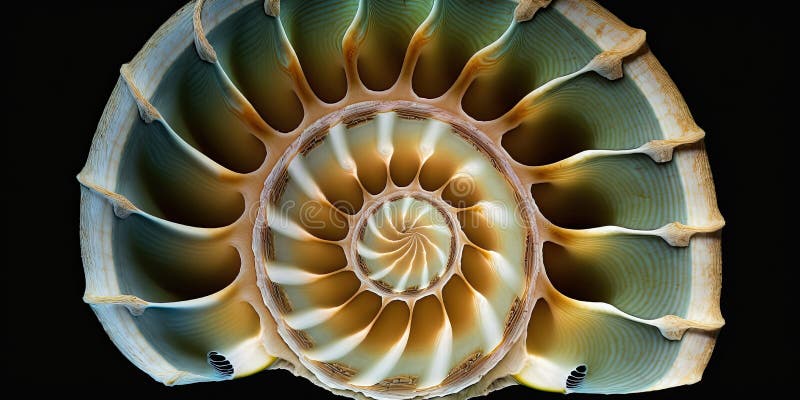 Swirl Spiral Snail Shell, Inside of a Shell, Nature, Science Design ...