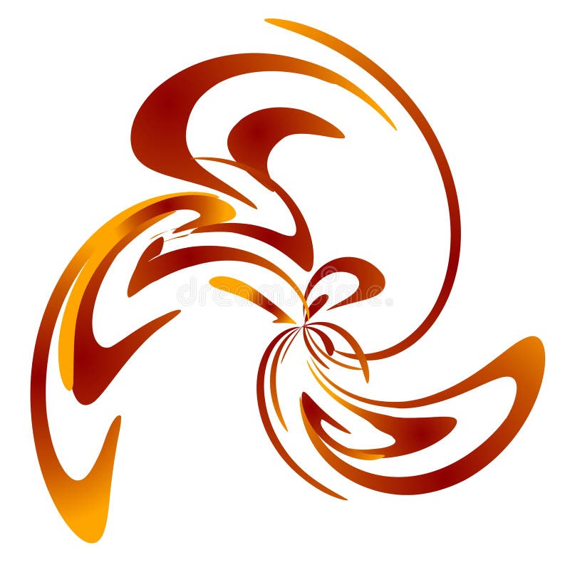 Red And Gold Swirls Clip Art Swirl Clipart Transparent Background