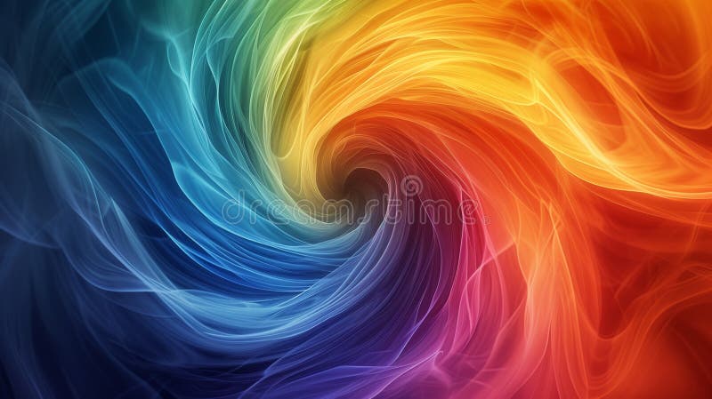 A Swirl of Vibrant Colors Merging into a Spectrum, Reflecting the ...
