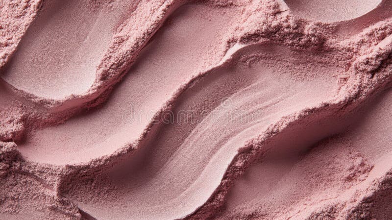 Swirled Dusty Rose Powder Texture Close Up Stock Illustration ...