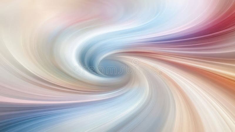 Abstract Swirling Pastel Vortex: Soft Hues and Dynamic Motion Stock ...