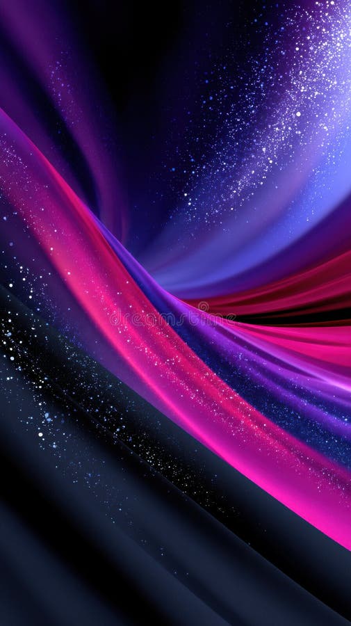 Swirling Abstract Galaxy Texture with Pink and Blue Gradient Space ...