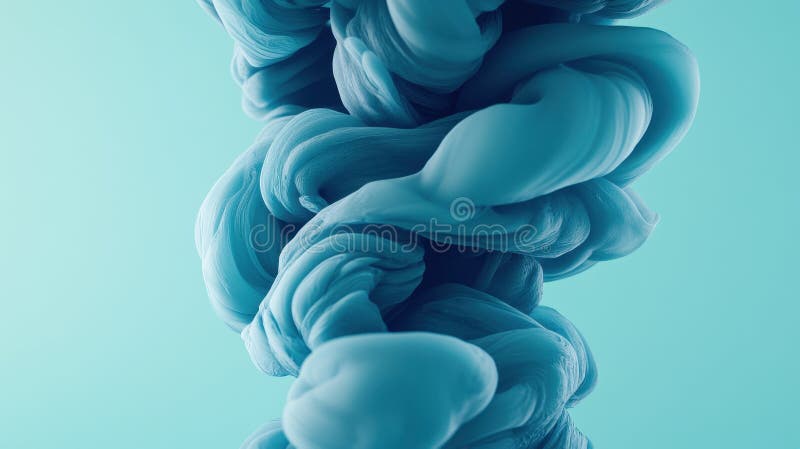 Swirling Azure: an Abstract Monochromatic Study in Texture and Form (75 ...