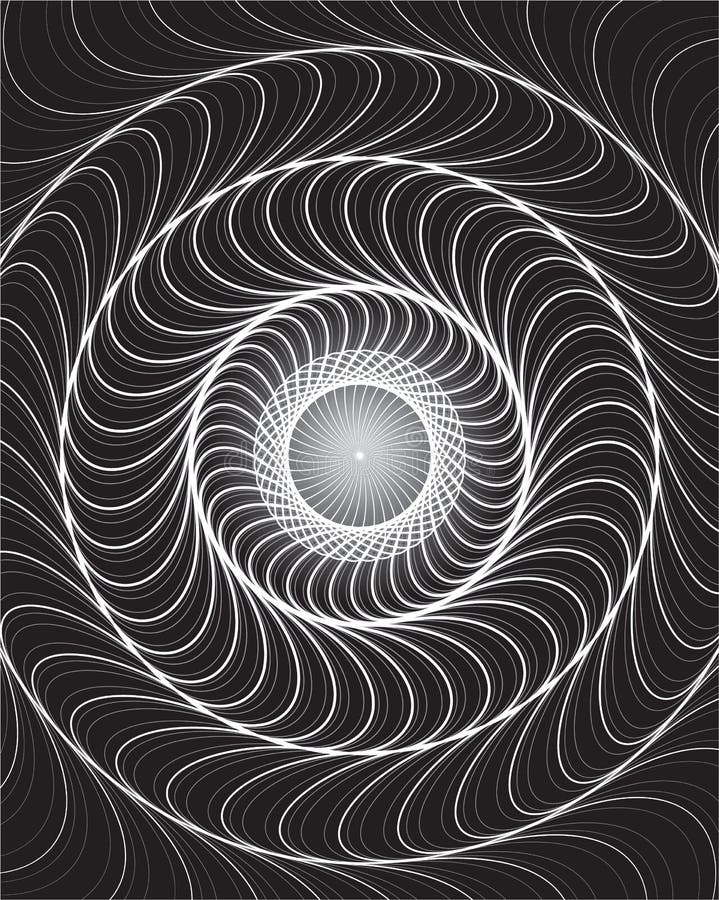 Swirling Background. Abstract Shapes Forming Vortex Phenomenon Stock ...