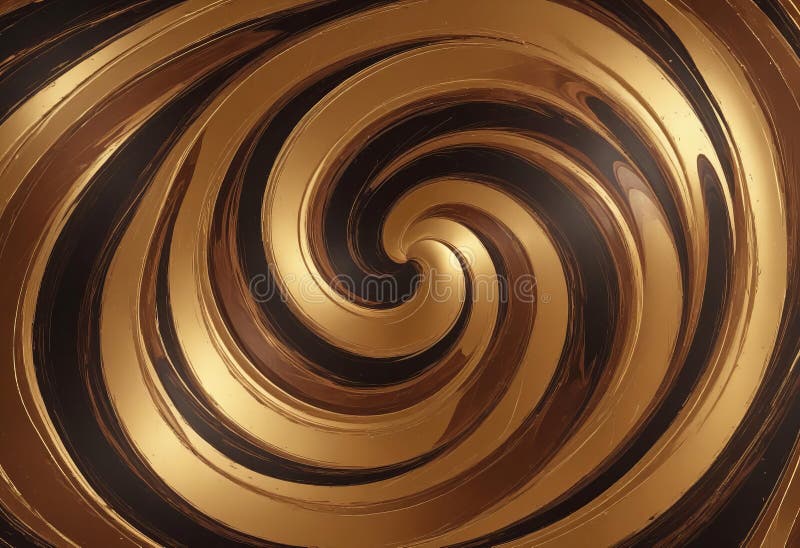 A Swirling Background of Shimmering Gold Stock Illustration ...