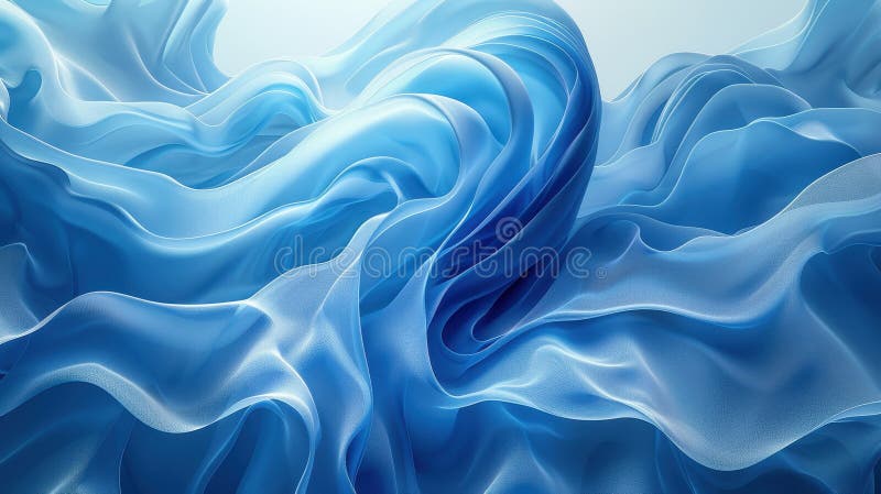 Fluid Blue Waves Creating a Captivating Abstract Background for Various ...