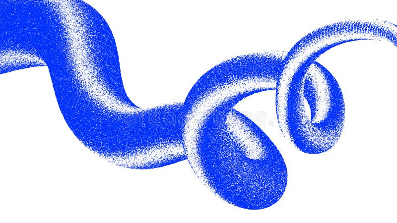 A Swirling Blue Grunge Tube Shape Stock Illustration - Illustration of ...