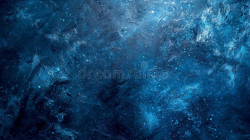 Vivid Blue Abstract Texture with Swirling Patterns Resembling a Cosmic ...