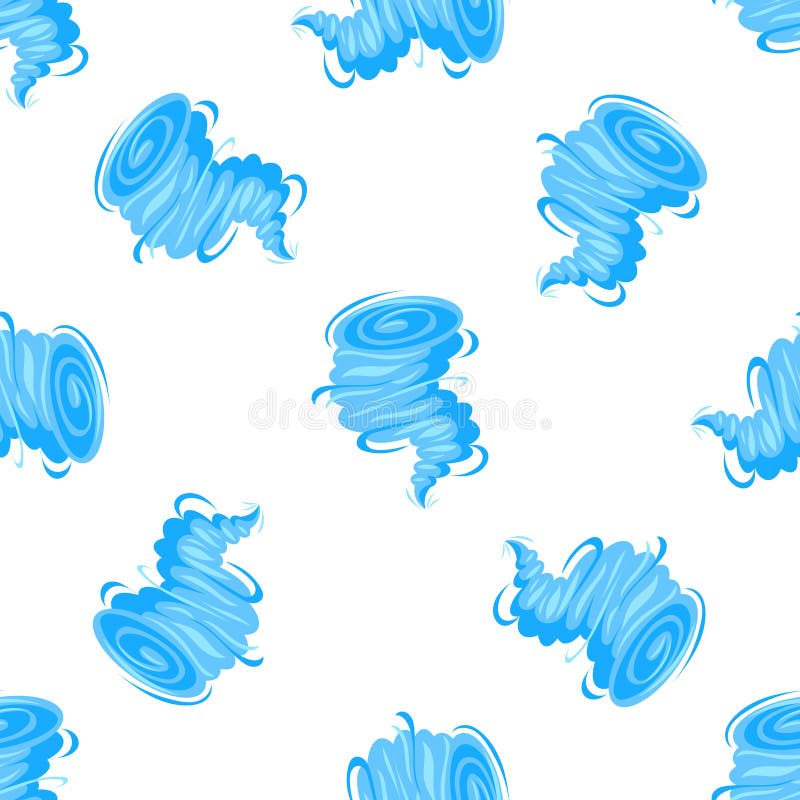 Swirling Blue Tornado Pattern Creating a Dynamic and Powerful Weather ...