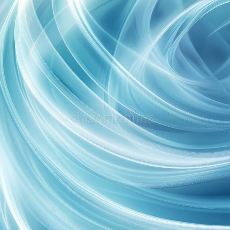 Swirling Blue and White Curves Create an Abstract, Flowing Motion ...
