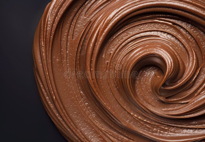 Swirling chocolate texture stock illustration. Illustration of macro ...