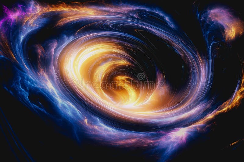 Swirling Cloud Vortex Illuminated by Soft Sunlight, Hyper-detailed ...