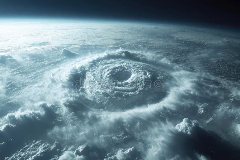 Swirling Clouds Above Earth Showcase the Powerful Formation of a ...
