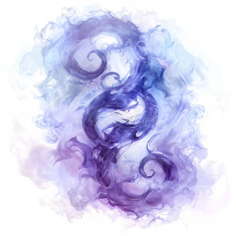 Swirling Clouds of Iridescent Mist, Coalescing into the Form of an ...