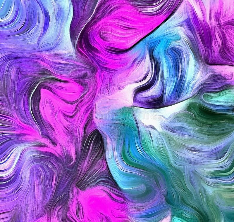 Swirling Color Abstract stock illustration. Illustration of muted ...