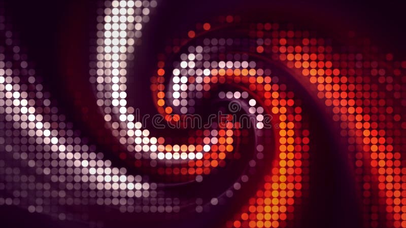 Swirling Colorful Pixelated Retro Background, Seamless Loop. Motion ...