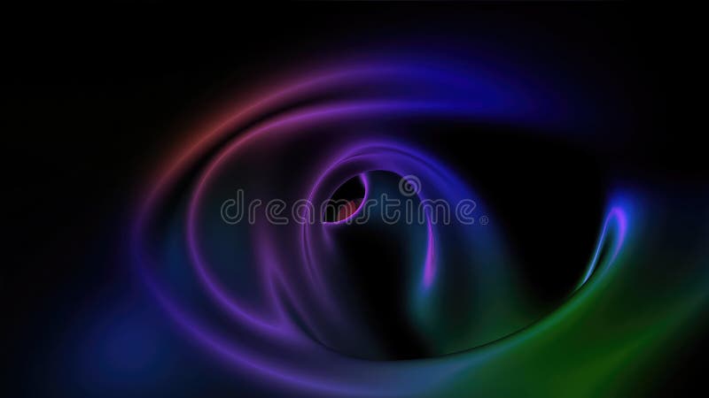Swirling Colorful Vortex Against a Dark Background Creating an Abstract ...