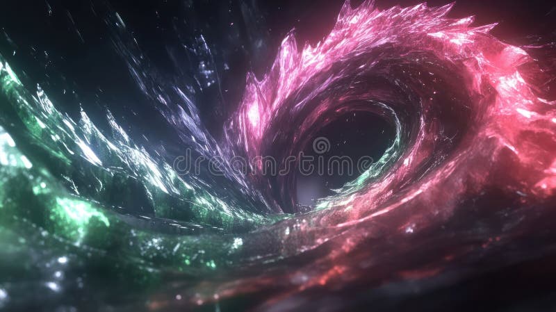 A Swirling, Colorful Vortex of Light and Texture, Evoking a Sense of ...