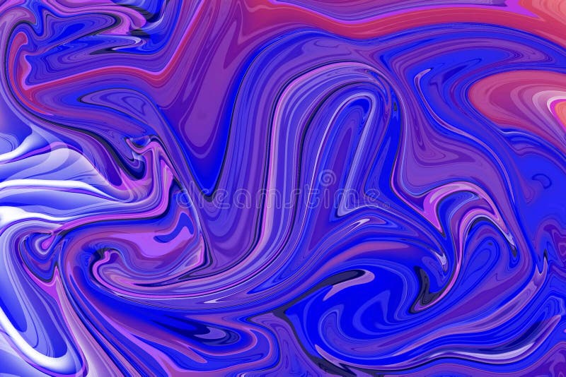 Swirling Colors and Dynamic Form in Purple and Blue Magical Texture ...