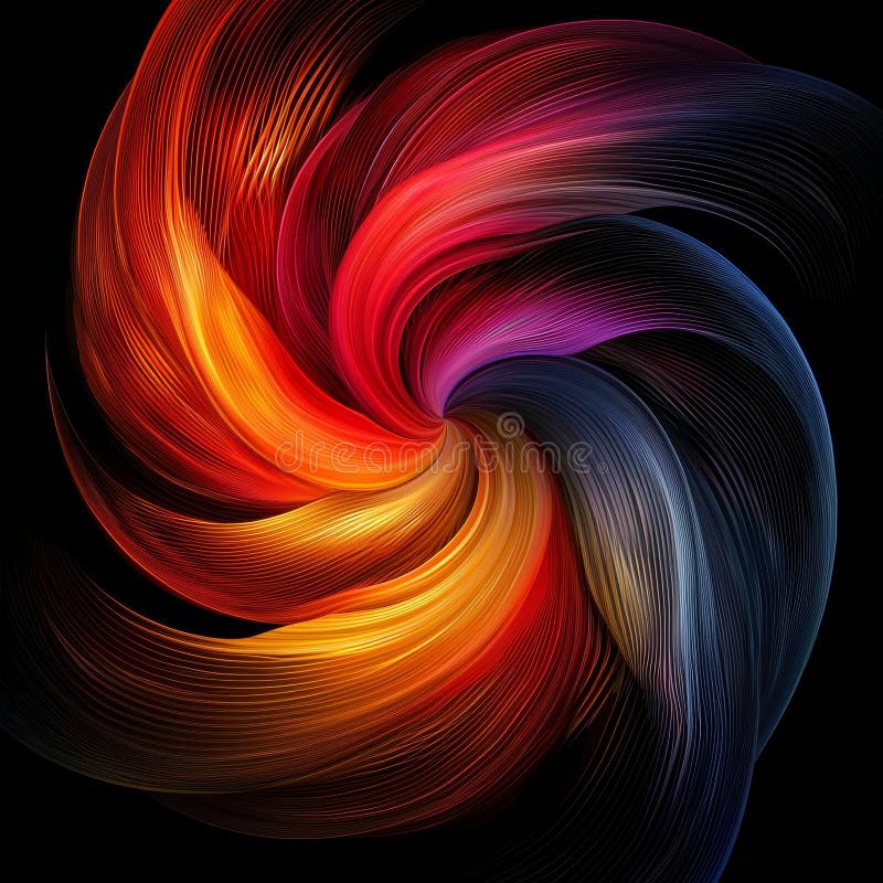 With Swirling Colors and Light Trails, this Design Creates a Dynamic ...