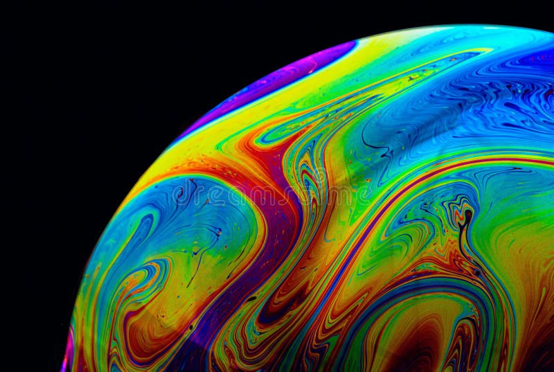Soap bubble planet stock image. Image of painting, like - 180542353