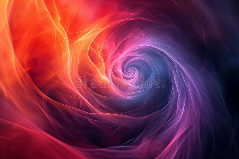 Swirling Cosmic Vortex stock illustration. Illustration of colors ...