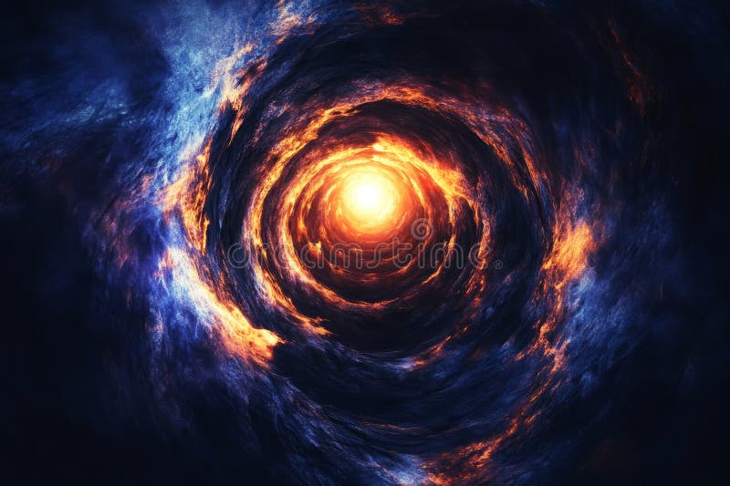 The Swirling Cosmic Vortex is Accompanied by Fiery Clouds and a ...