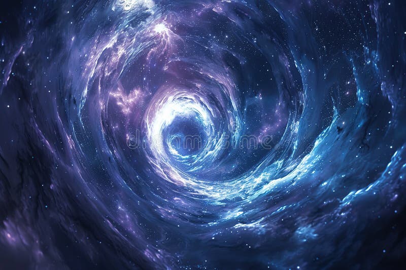 Cosmic Vortex stock illustration. Illustration of universe - 335795642