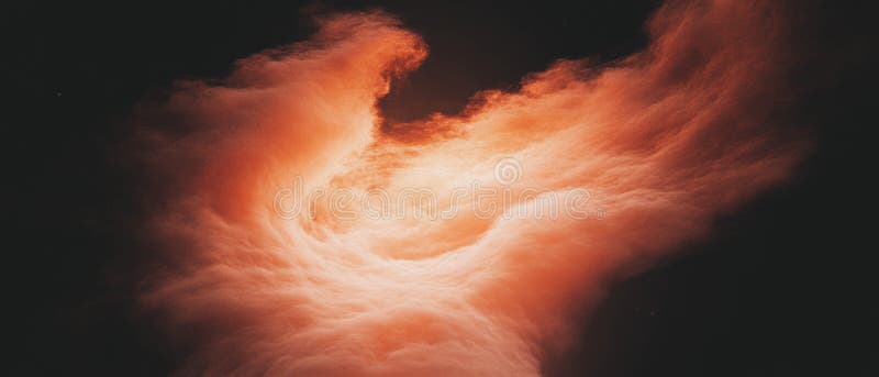 Swirling Dust with Dynamic Light Creating Vortex Effect on Black ...