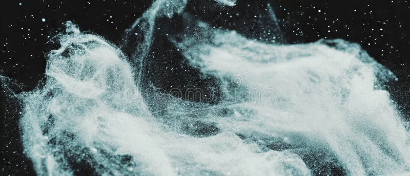 Swirling Dust Patterns Creating Dynamic Chaos in an Abstract Background ...