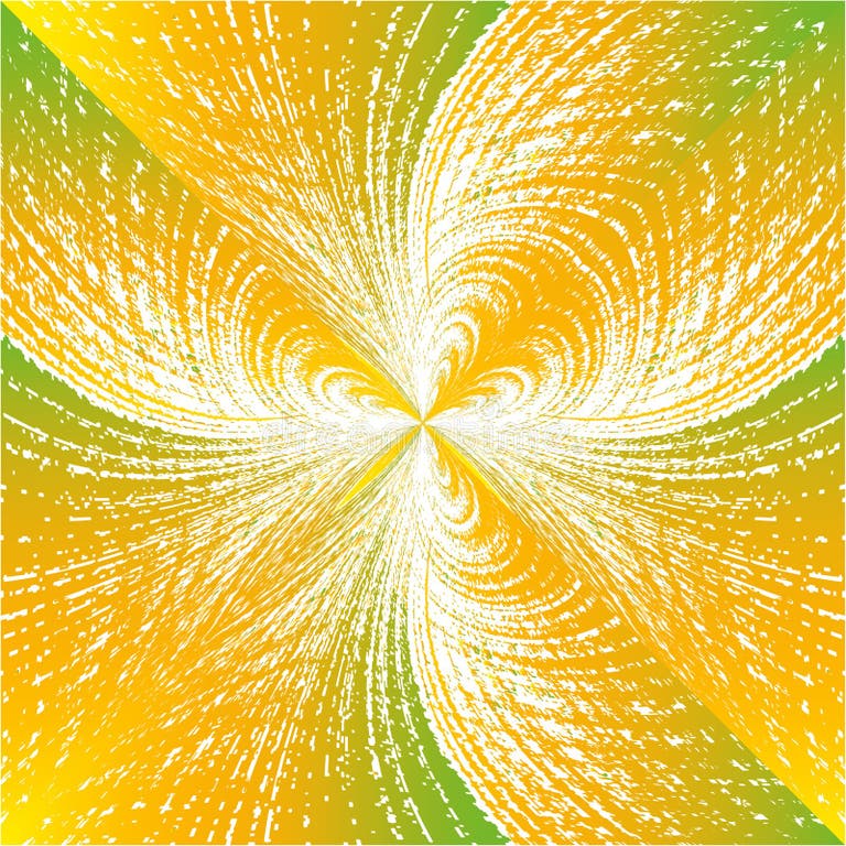 Swirling Energy Background. Vortex Motion Shape. Yellow Green Gradient ...