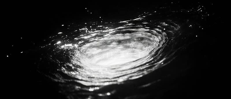 Swirling Film Grain Effect Creates Dynamic Vortex with Clear Space for ...