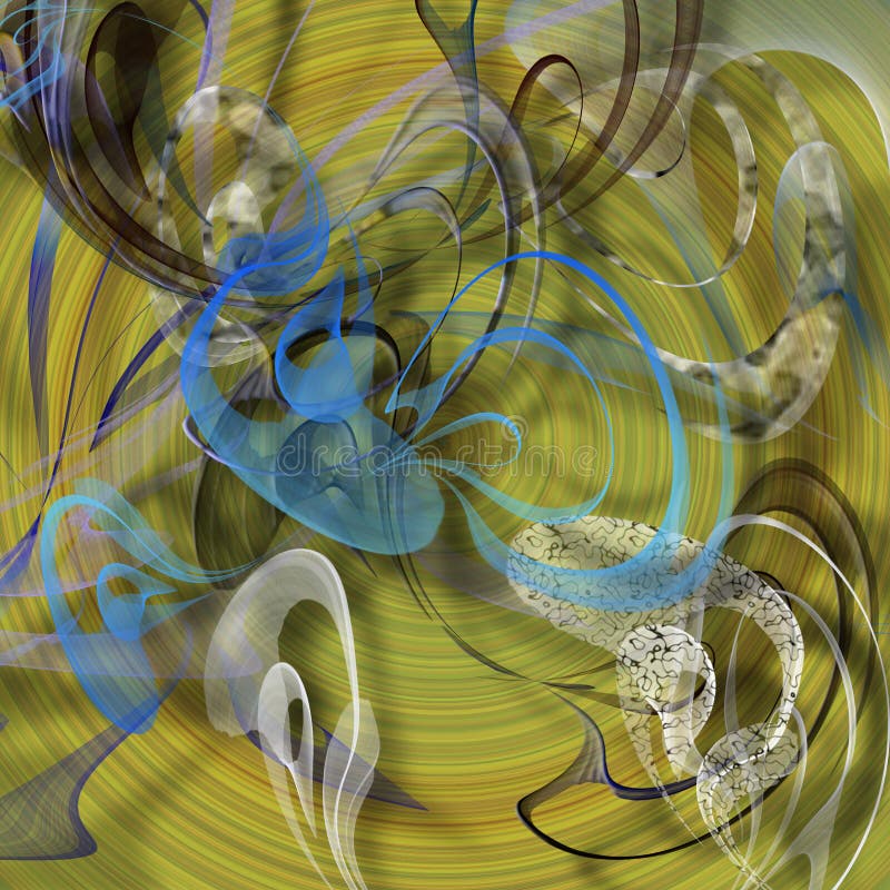 Swirling forms stock illustration. Illustration of details - 168468682