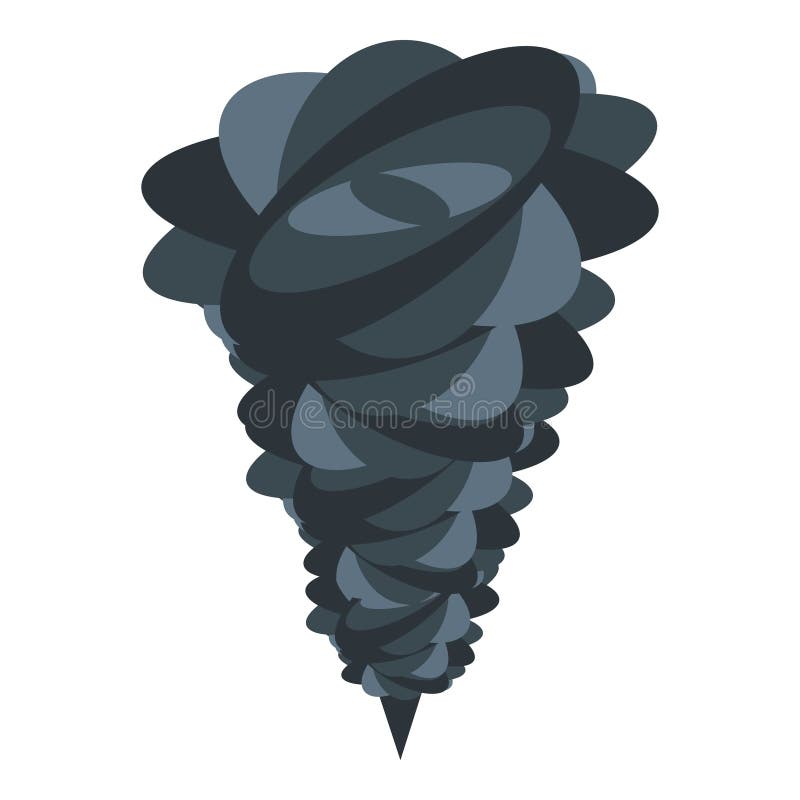 Dark Funnel Cloud Rotating, Representing Natural Disasters and ...