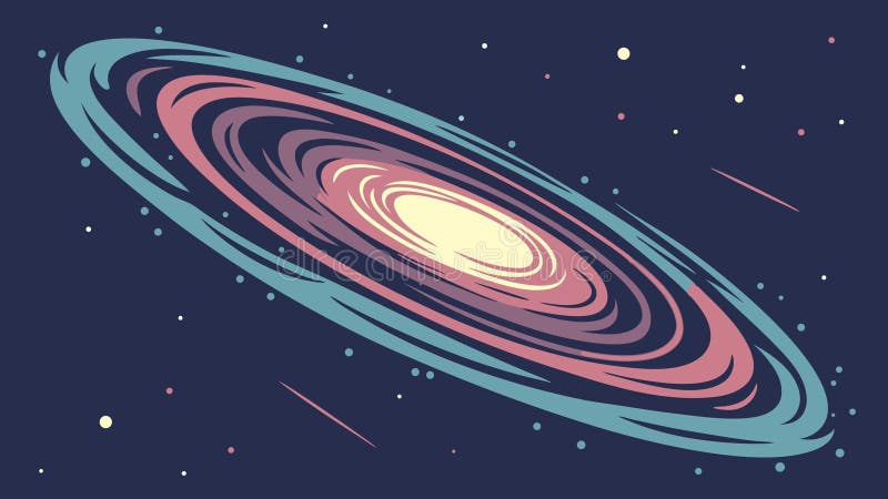Swirling Galaxy Design Vector, Cosmic Space Art, Nebula Star Element ...