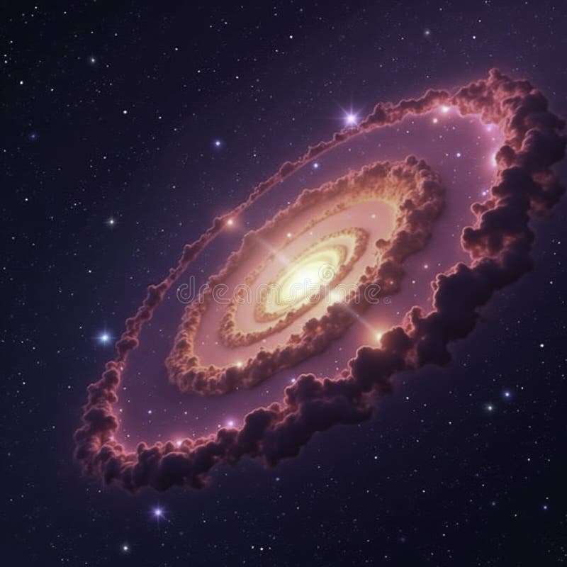 Swirling Gas Clouds of the Orion Nebula at Dusk, Space, Stars Stock ...