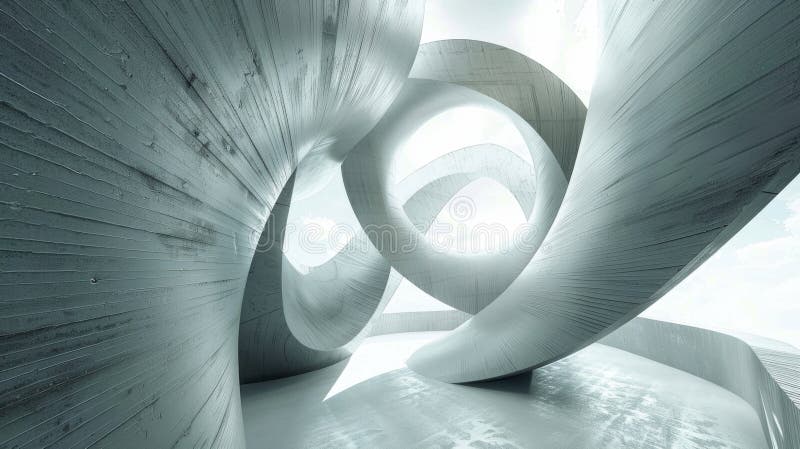 Swirling Geometric Figures Twist and Turn Forming an Everchanging ...