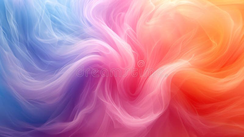 Swirling Gradients in Various Colors Express a Range of Emotions, from ...