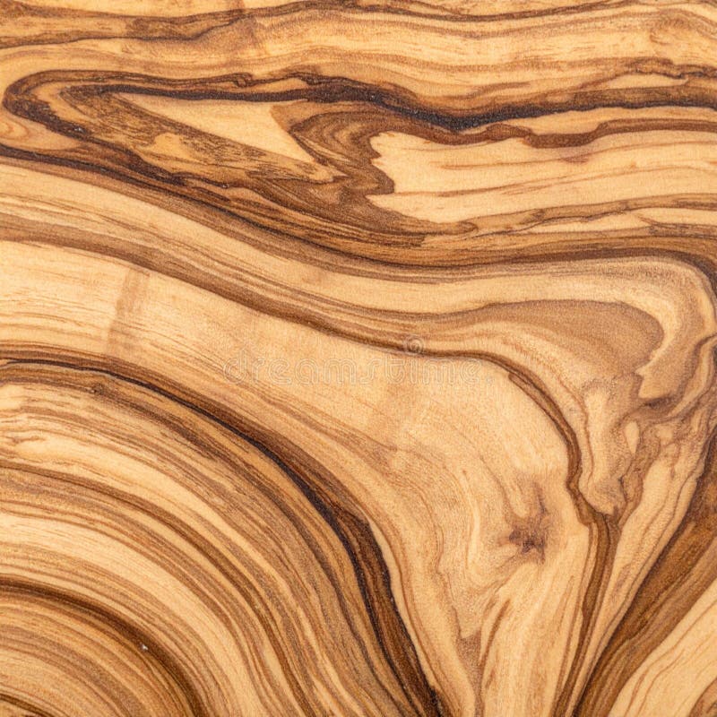 Swirling Grain Pattern on a Smooth Olive Brown Wood Texture Background ...