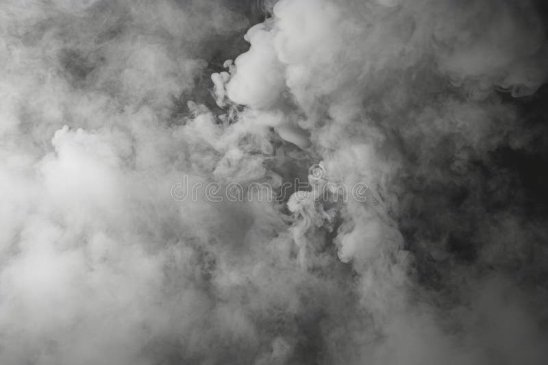 Swirling Gray Smoke and Fog Elements Create a Captivating Texture that ...