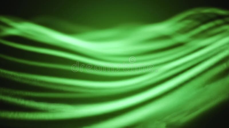 Dynamic Green Wave Patterns Create Mesmerizing Visuals in Abstract Art ...