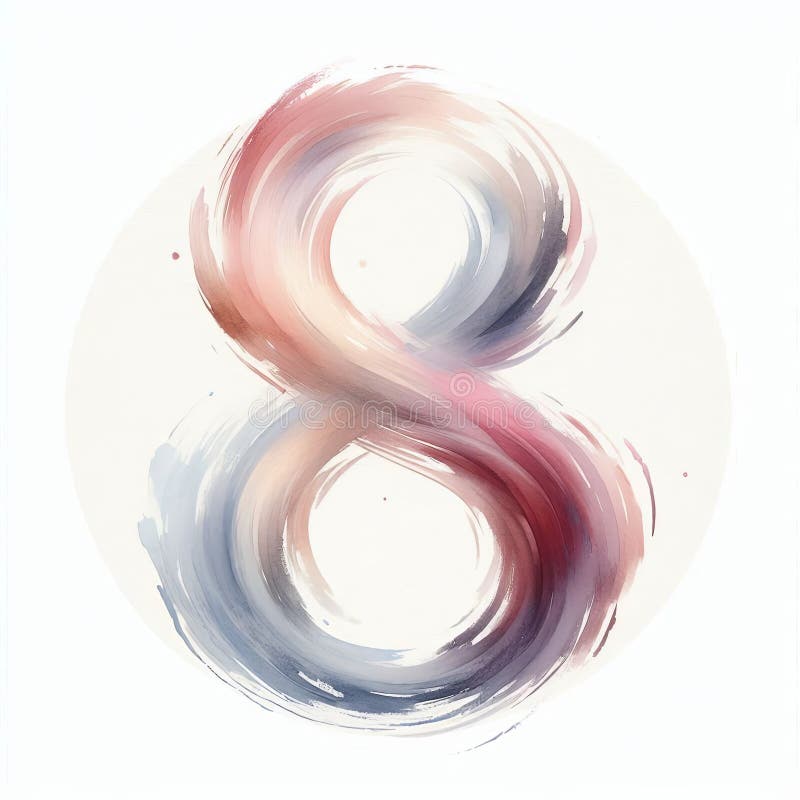 Swirling Infinity Figure stock illustration. Illustration of eight ...