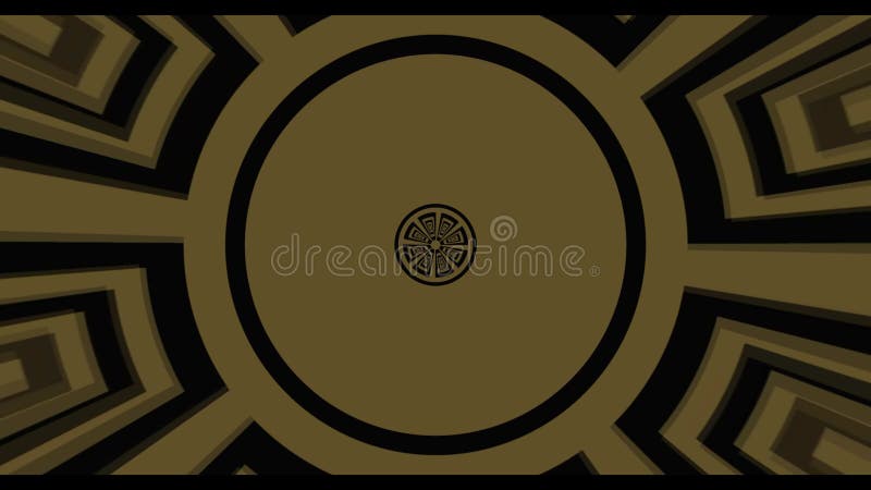 Swirling Inward with a Sliding Effect, Black Decorations. There is a ...