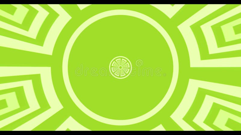 Swirling Inward with a Sliding Effect, White Decorations. There is a ...