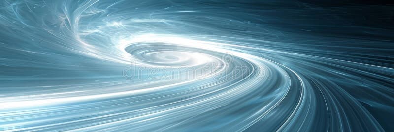 Swirling Light Creates a Mesmerizing Cosmic Vortex Resembling a Black ...