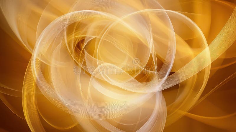 Swirling Light Patterns Create a Warm Glow Stock Photo - Image of ...