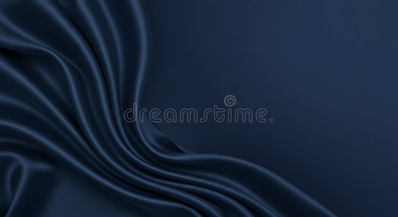 Midnight Blue Silk Drape: Elegant, Smooth, Luxurious Texture Stock ...