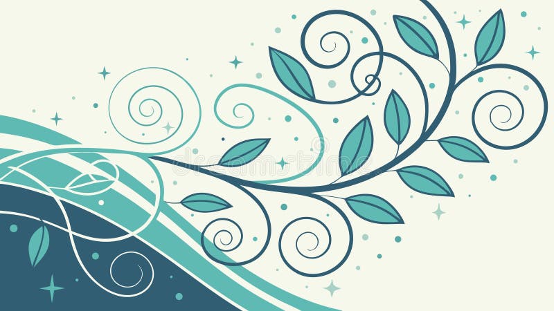 Swirling Ocean Waves: Abstract Aquatic Patterns. Vector Design ...